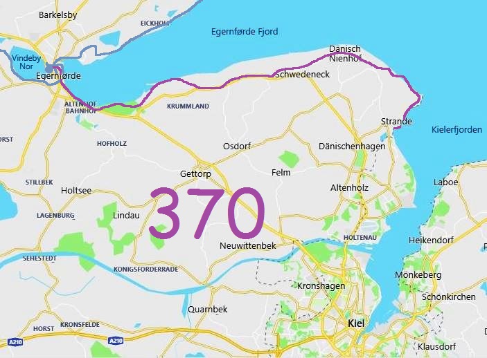 Eckernförde-Strande (370). – Jyske Vandreture