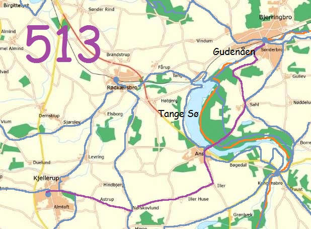 Bjerringbro-Kjellerup (513) – Jyske Vandreture